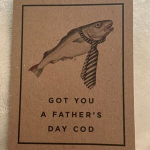 Fishing Father's Day Card Got You A Father's Day Cod Hilarious Father's ...