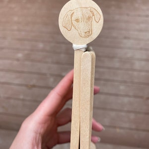 Signature Dog Drink Stir Stick I Do Too Wood Engraved | Etsy