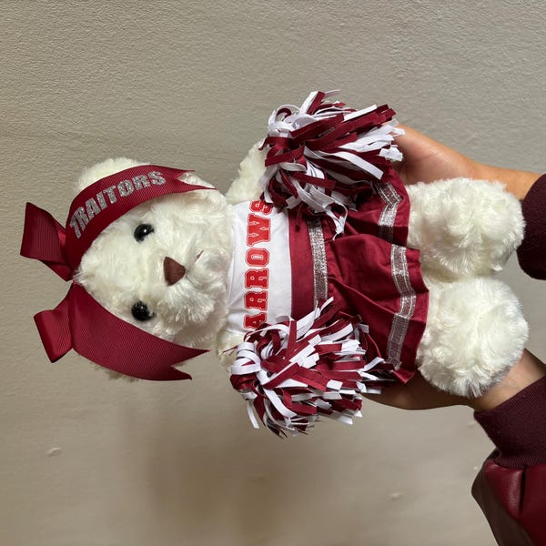 Personalized Cheerleading Plush Bear, Custom All-star Cheer Bears ...