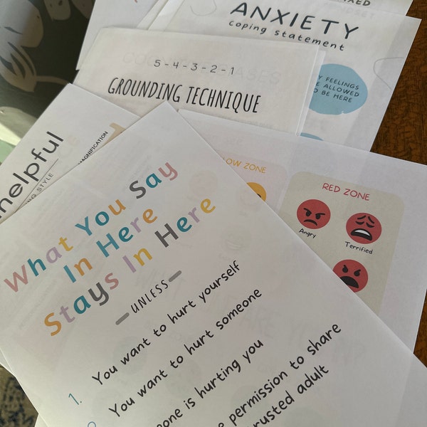 Therapy Poster Bundle, Therapy, Decor Psychologist Therapist Mental ...