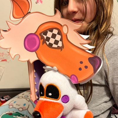 Lolbit Paper Dragon Puppet FNAF - Etsy