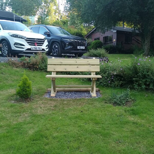 ASHCOMBE 2 SEATER BENCH - Etsy UK