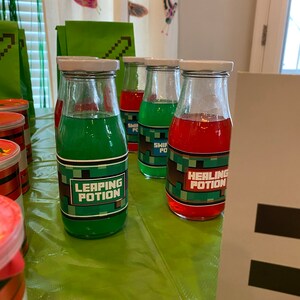 56 Mine Themed Birthday Food Signs Instant Download | Etsy