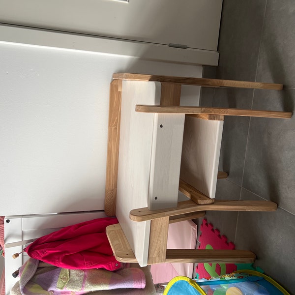 Wooden Stacking Toy, Wooden Ring Stacker, Montessori Toys, Wooden ...