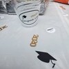 Graduation Party Confetti - Graduation Year and Personalized Name Gold ...