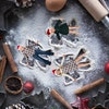 Christmas Baking Flour Angels Digital Backdrop Photography, Snow Angel ...