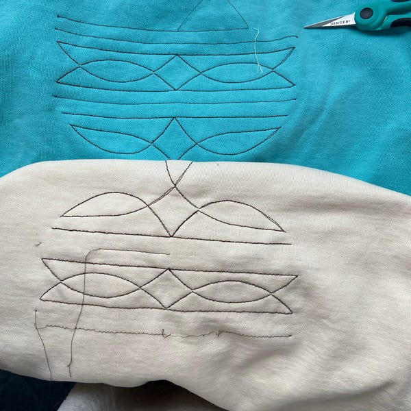 DST & PES Files | Boot Stitching Embroidery Files, Boot Stitching DST ...