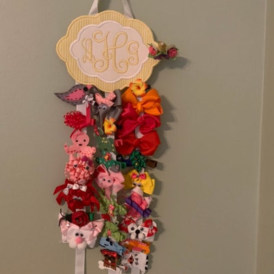 Girl Nursery Decor, Bow Holder, Girl Room Decor, Hair Clip Holder ...