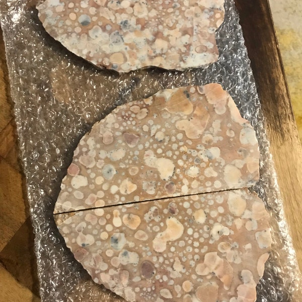 Peach Swirl , Man Made Slab, Lapidary, Cabochon, Craft Supply, Stone ...