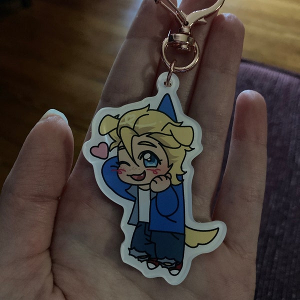 SDV Stardew Valley Scruff Kitty Acrylic Keychain Charms - Etsy