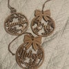 Personalized Christmas Ornaments, Custom Christmas Tree Decor, Wood ...