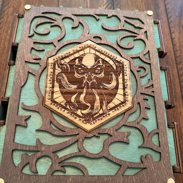 Collapsable Dice Tower | Dnd Laser Engraved Dice Box | Dnd Gift | Dice ...