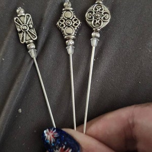 Teardrop Pearl Hat Pins in Silver or Gold With Choice of - Etsy