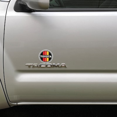 Toyota Retro Vintage Decal Sticker Round 4 Inch 3 Stripe - Etsy