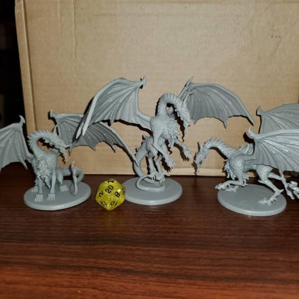 Female Planetar Angel Set of 3 DND Miniatures Faith Defender Collection ...
