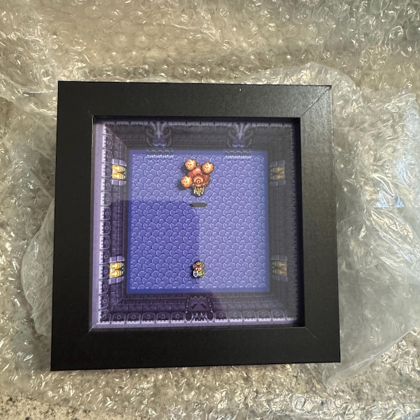 Nintendo - Zelda A Link to the Past - Shadow Box - 3D Effect - Wall Art ...