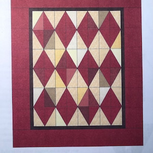 Cascading Diamonds Quilt Pattern Digital Download PDF - Etsy