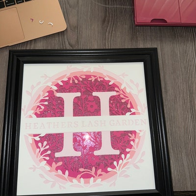 3D Split Monogram A-Z Shadow Box, Custom Name, Alphabet Family Name SVG ...