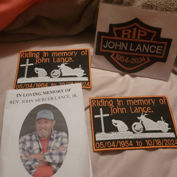 Memory Patch, Bear, Embroidered, Personalized, Sew-on - Etsy