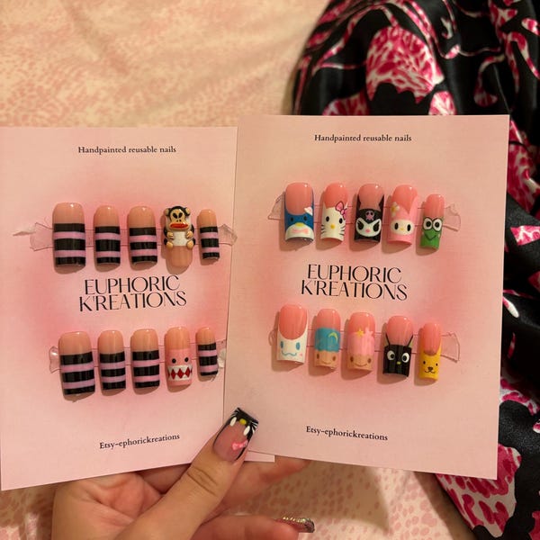 Alternative Trendy Nails| Press on Nails| Trendy Nail Designs ...