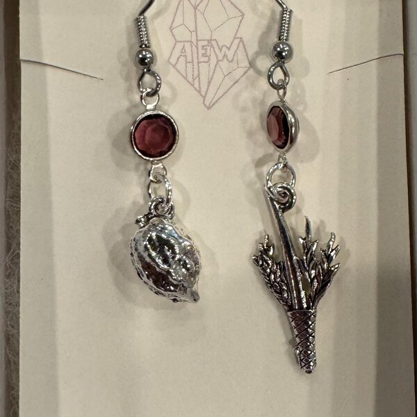 Saxophone Birthstone Earrings, Personalized Music Earrings on ...