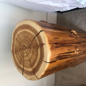 Cedar Stump Side/end Table - Etsy