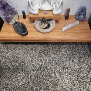 Three Tier Hardwood Altar Table Set, Yoga Studio Meditation Space ...