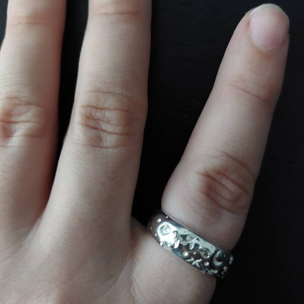 Multi Stone Sterling Silver Ring Handmade Ring With Stones - Etsy