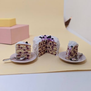 Miniature Tea Rooms Clay House Sculpture Mini Illustrated - Etsy