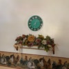 Daisy Flower Clock - Green, Plant Wall Clocks, Home Decor Gifts ...