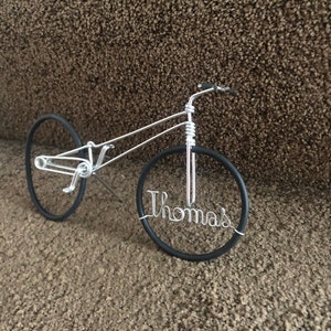 Vélo Hollandais Miniature / Dutch bike in aluminium wire | Etsy France