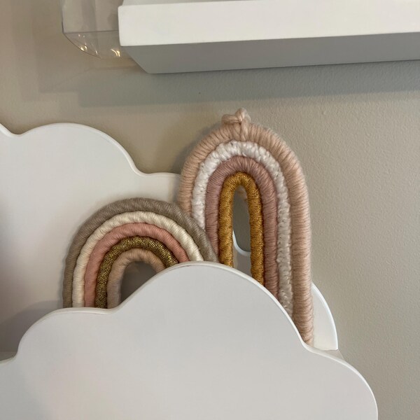 Macrame Rainbow, Rainbow Nursery Decor, Boho Nursery Decor, Handmade ...