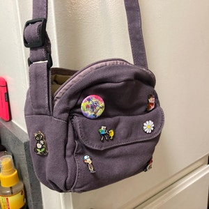 Multi Pocket 3D Canvas Crossbody Tote Bagmessenger Bagcanvas - Etsy