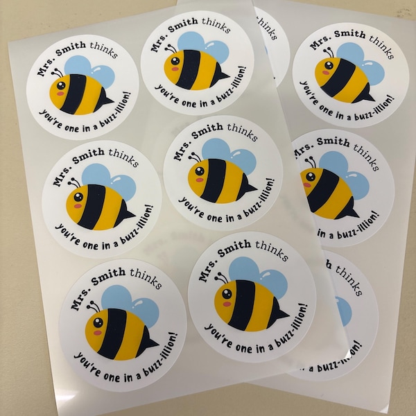 Personalized Teacher Reward Stickers, Custom Well Done Labels for ...