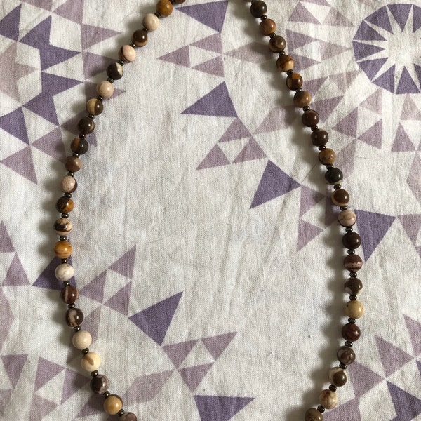 Natural Australian Zebra Jasper Iaspi Brown Spotted Stone Gemstone ...