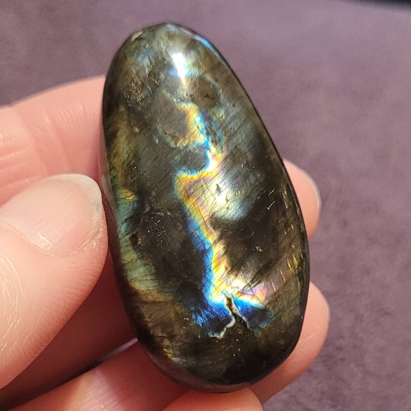 Spectrolite Palm Spectrolite Labradorite Crystal Labradorite Palm ...