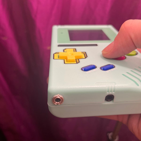 Custom Backlit Adventure Time BMO Gameboy DMG, Modded Bivert Nintendo ...