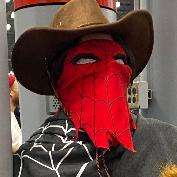 Spider-man Cowboy Mask - Etsy
