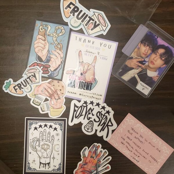 YUNHO | ATEEZ Hand Stickers | Premium Matte Waterproof Vinyl Kpop ...