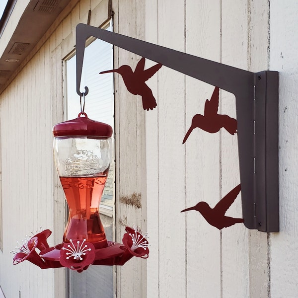 Hummingbird Feeder Hanger / Bracket / Holder Plant Hanger / Bracket - Etsy