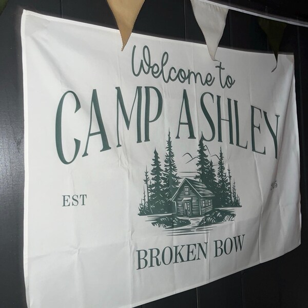 Custom Camp Bach Banner,camp Bachelorette Banner, Camp Bach Sign, Camp ...