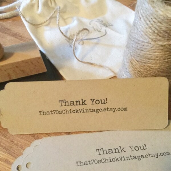 Custom Shop Stamp With Business Name and Website - Etsy