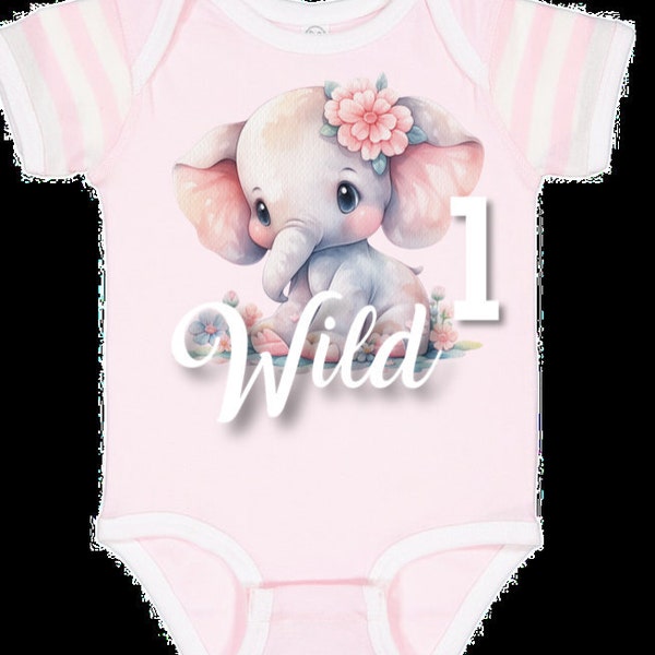 Boho Baby Elephant Clipart, Floral Crown, Watercolor Nursery Art ...