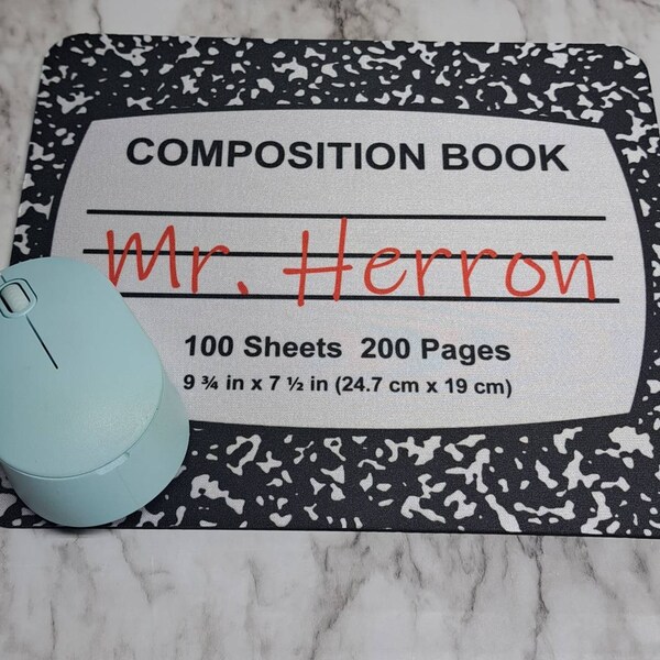 20 Oz Skinny Tumbler Design, Composition Notebook Pattern, Sublimation ...