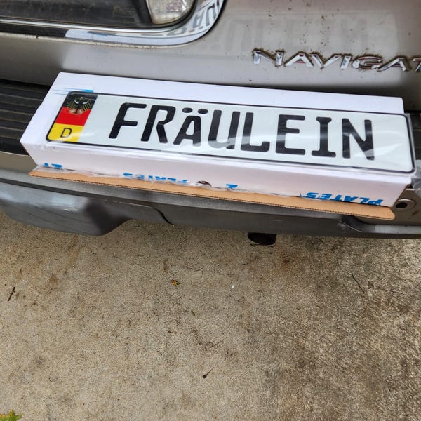 Custom European German License Plate - Etsy