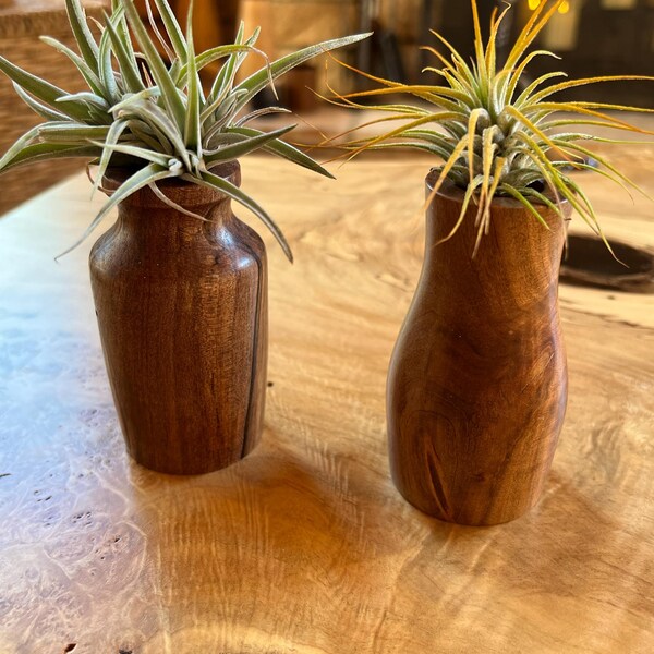 Wood Vase Hand Turned Wooden Vase Twig Pot - Etsy