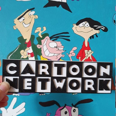 Cartoon Network Style Logo Sign 6.75in game Room, Theater Room ...