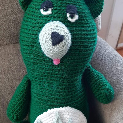 PDF PATTERN : Don't Care Bear Amigurumi Plush Marijuana Crochet Pattern ...
