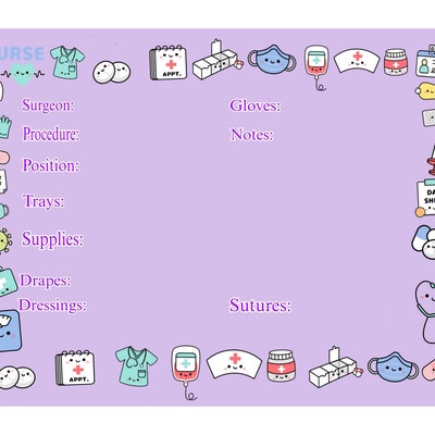 Kawaii Hospital & Medical Digital Sticker Pack Cute Medical Goodnotes ...
