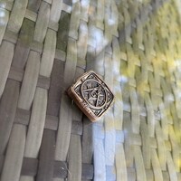 Widows Sons Masonic Ring in Sterling Silver Cigar Band Style - Etsy Canada